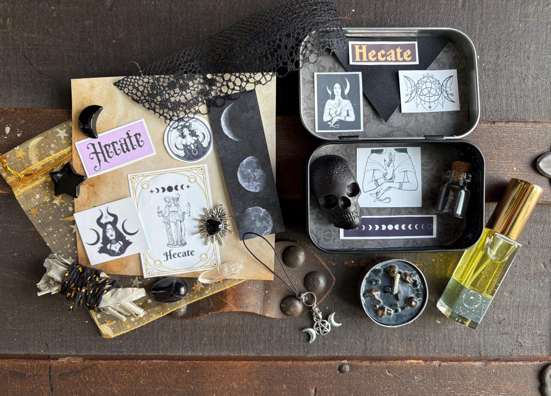 Altar Spell | Shrine Altar Tin, Unique Goddess / Gods Altar Tins and ...