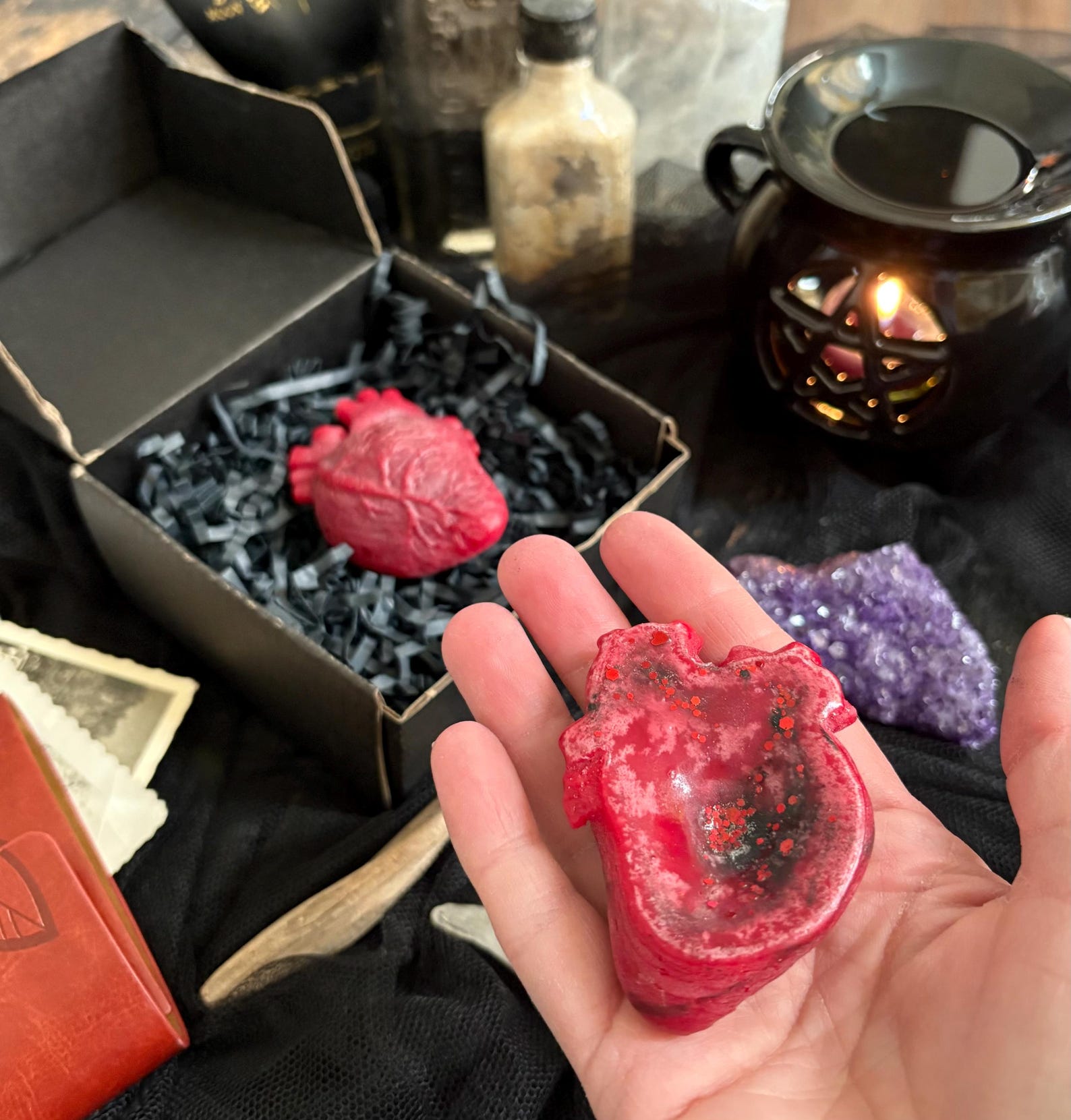 Heart Melt Realistic Spooky Horror Candle Wax Melts Wax Tarts With ...