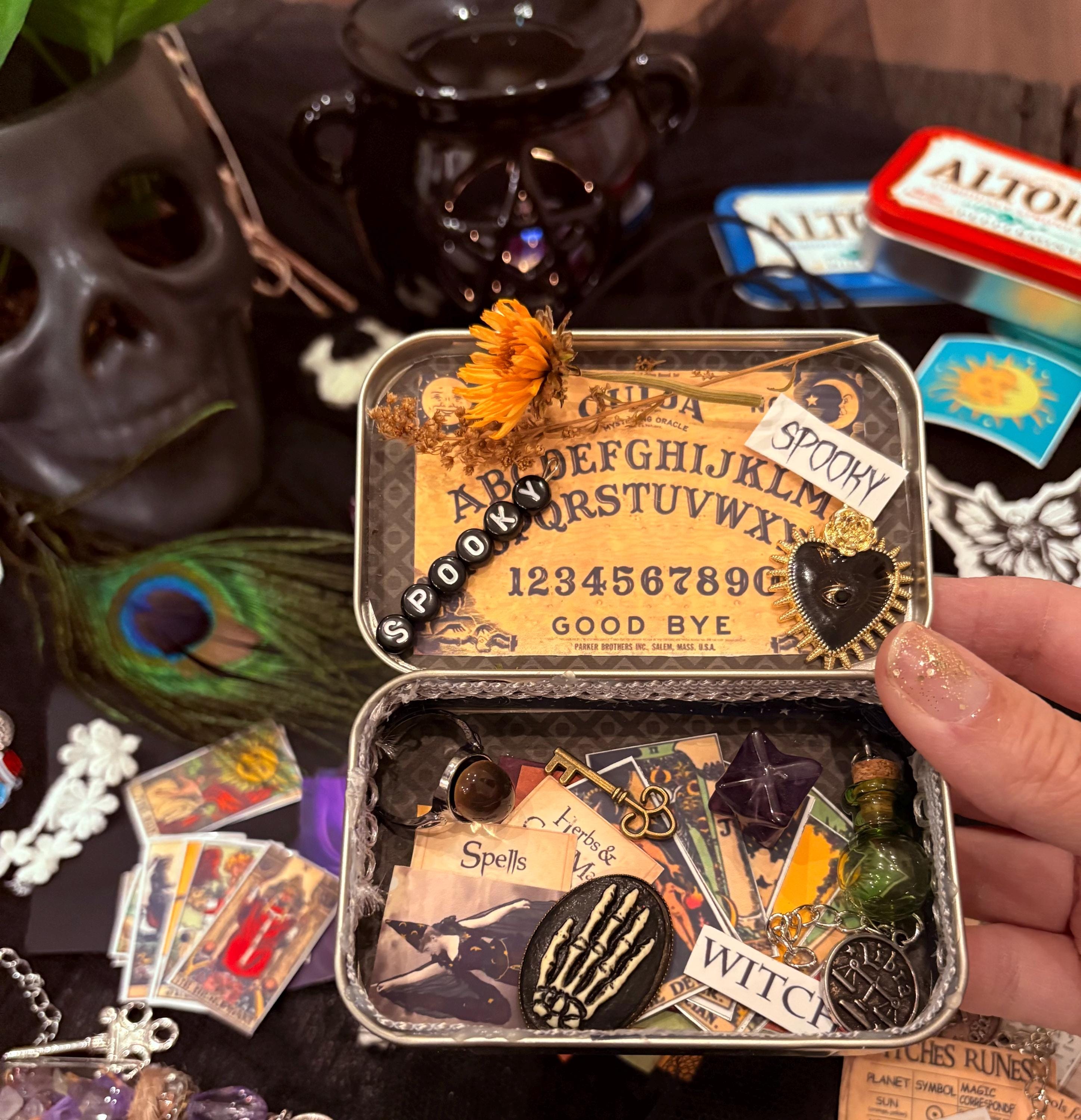 Altoid Box Tin Wallet Mini Mystery Box Handmade and Themed Your Choice ...