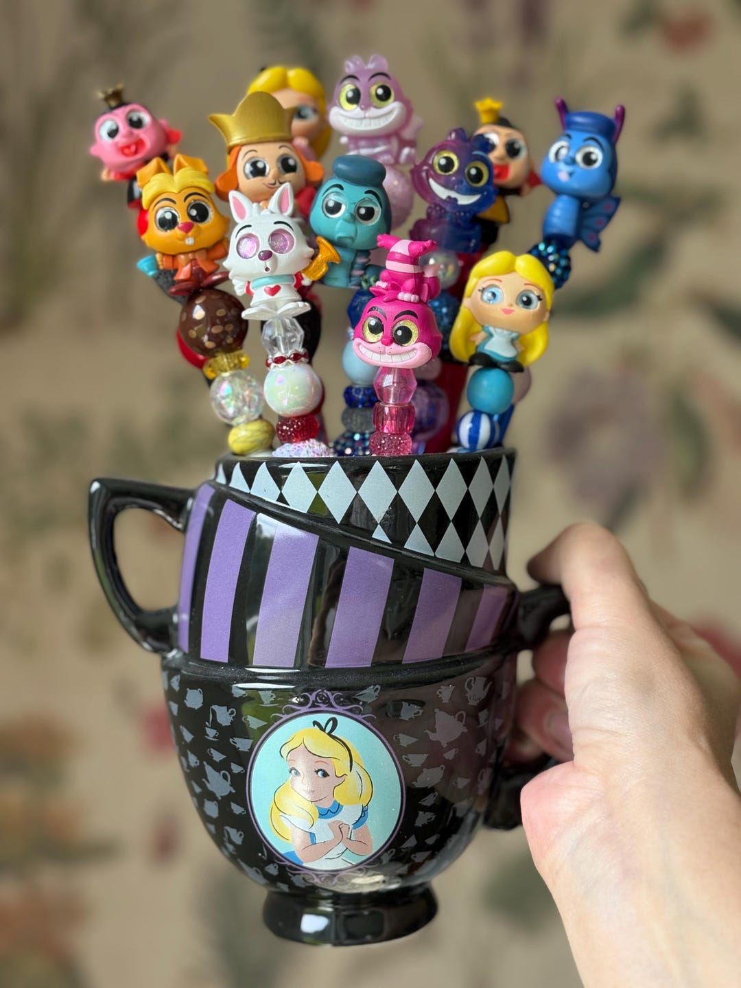 Alice in Wonderland Doorable Character Bead Handmade Pen - Etsy