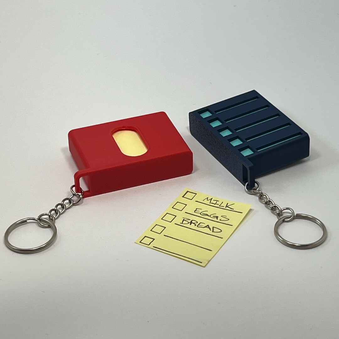 To-do List Notepad Keychain, Perfect Backpack Charm Checklist for ...