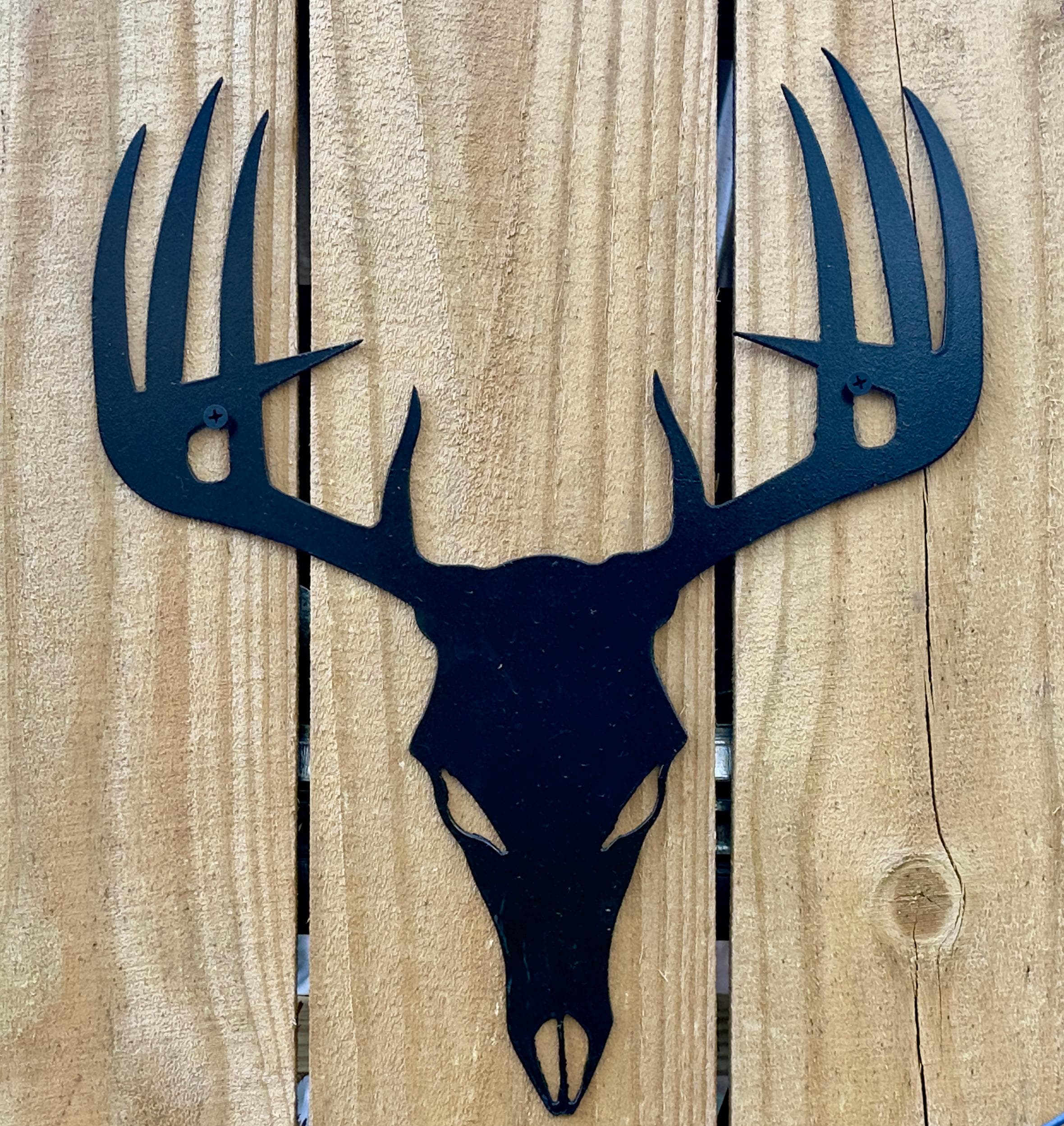 Deer, Buck Head, 10 Point Buck, Metal Deer Cut Out, Metal Deer Head ...