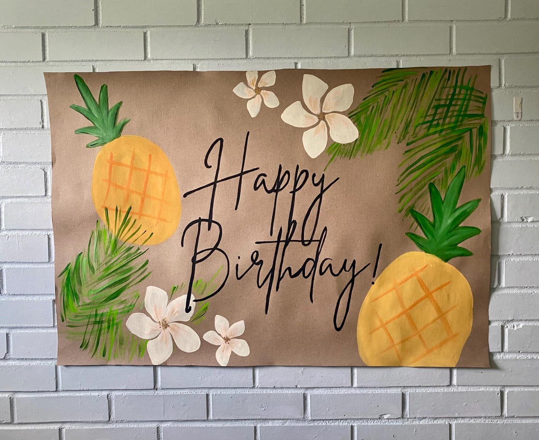 Custom Painted Banner for Any Occasion! - Etsy