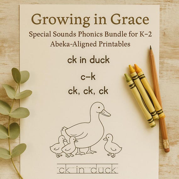 Abeka Phonics Charts Printables