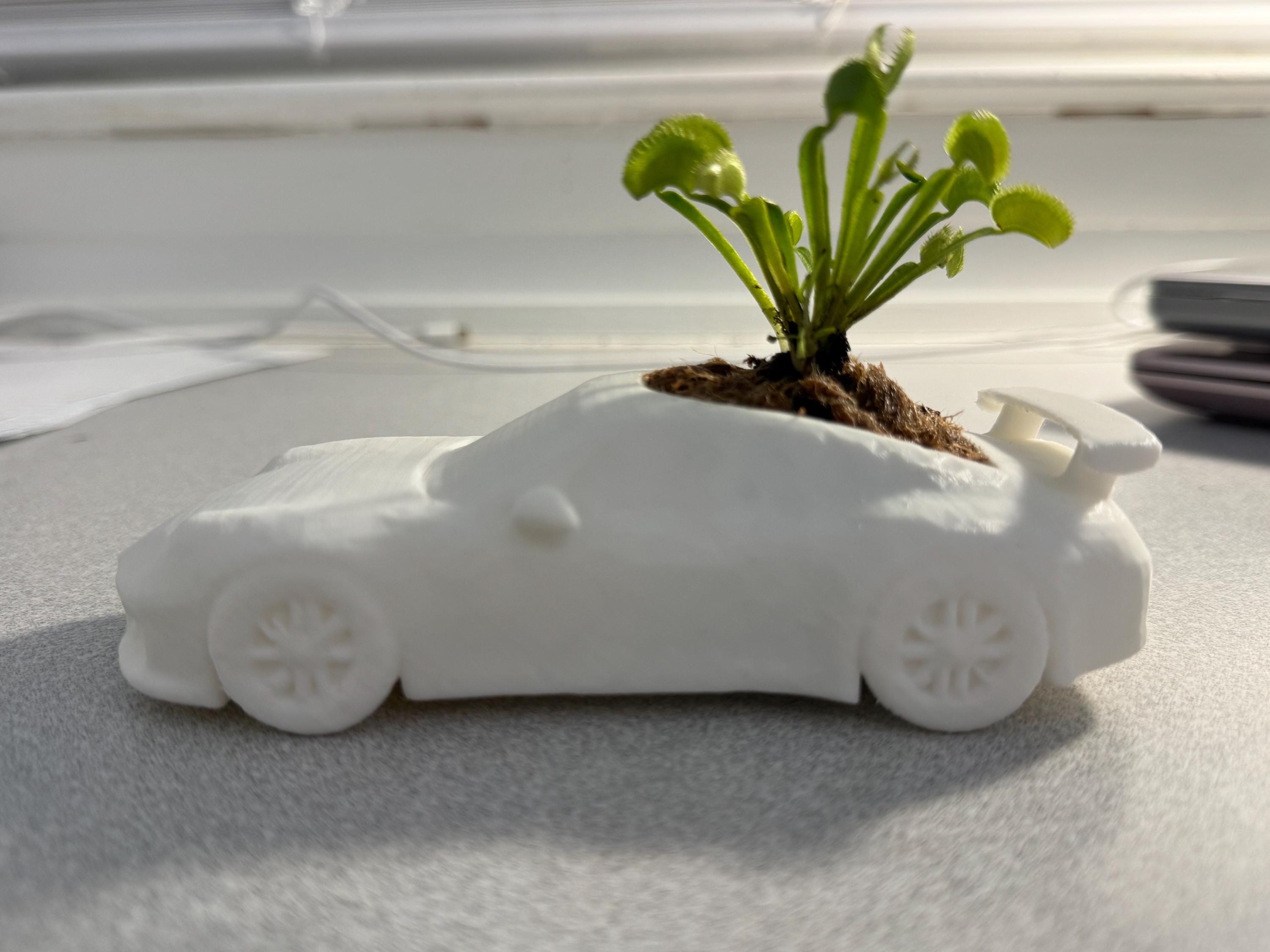 Porsche 911 GT3 Pot Planter | 3D Printed Sports Car Planter for ...