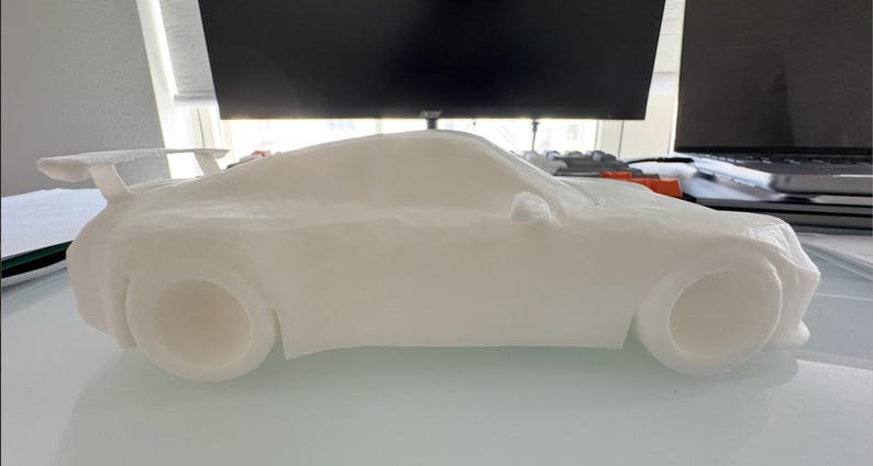 3D Printed Porsche Planter: Car Lover Desk Decor - Etsy