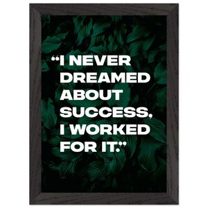 Motivational Success Poster - Etsy
