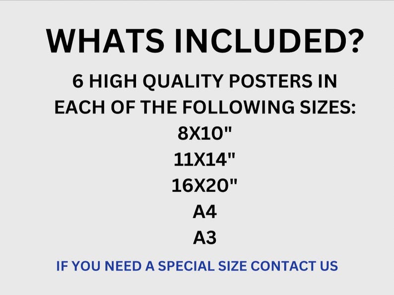 Set of 6 Math Posters, Math Classroom Decor, Classroom Printables ...