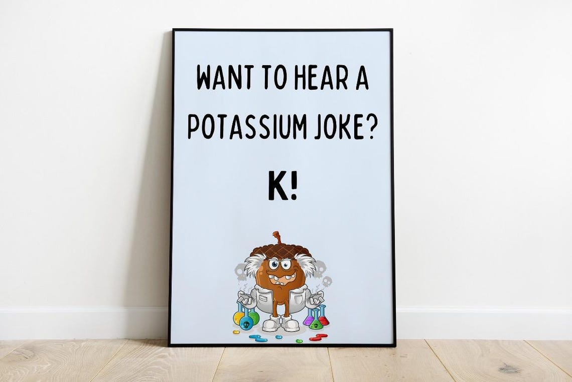 Funny Chemistry Posters Set of 6, Science Posters, Science Classroom ...