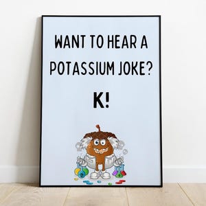 Funny Chemistry Posters Set of 6, Science Posters, Science Classroom ...