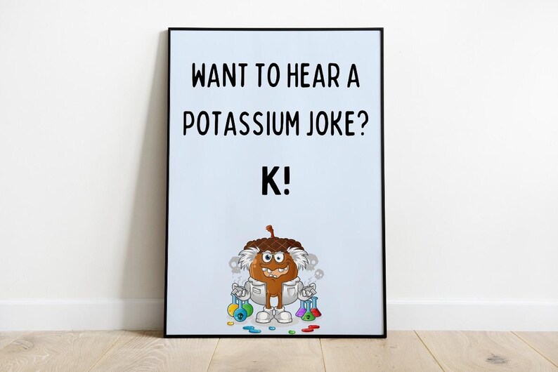 Funny Chemistry Posters Set of 6, Science Posters, Science Classroom ...
