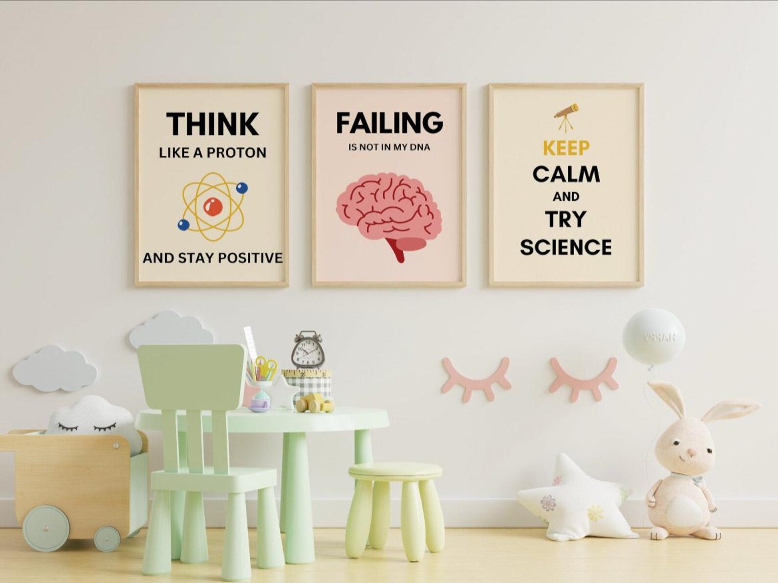 Set of 9 Science Posters, Growth Mindset, Science Classroom Posters ...