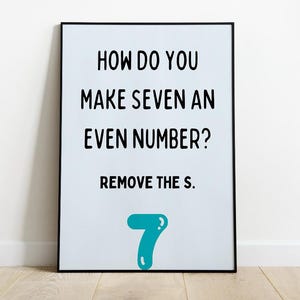 Funny Math Posters Set of 6, Classroom Posters, Math Classroom Decor ...