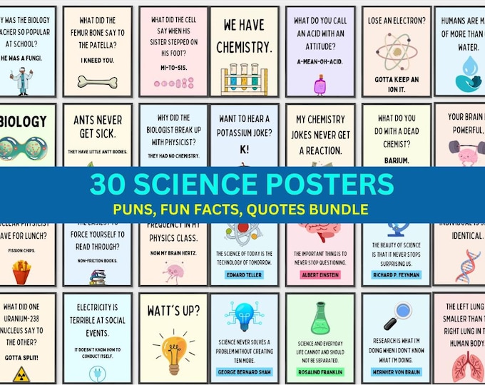 Graphs and Charts Set of 8 Posters Math Science Biology Classroom ...