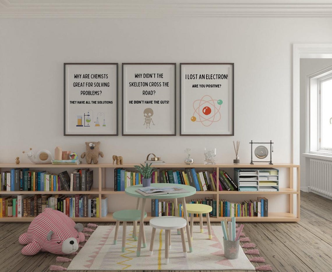 9 Funny Science Posters, Science Classroom Posters, Puns, Jokes ...