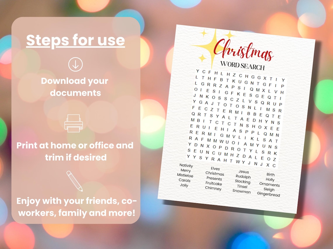 Printable Christmas Party Games | Party Games | Christmas Games ...