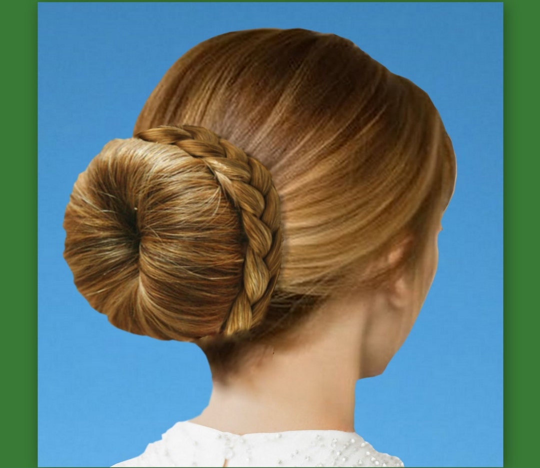 Dance Costume Braided Ballet Bun Hair Wrap Accent Braid Team Hairstyle YAGP Academy Competition ...