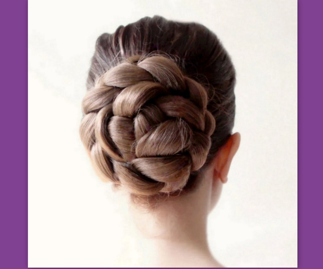 Bridal Hair Wedding Hairpiece Ballet Bun Cover Hair Style Chignon Updo ...
