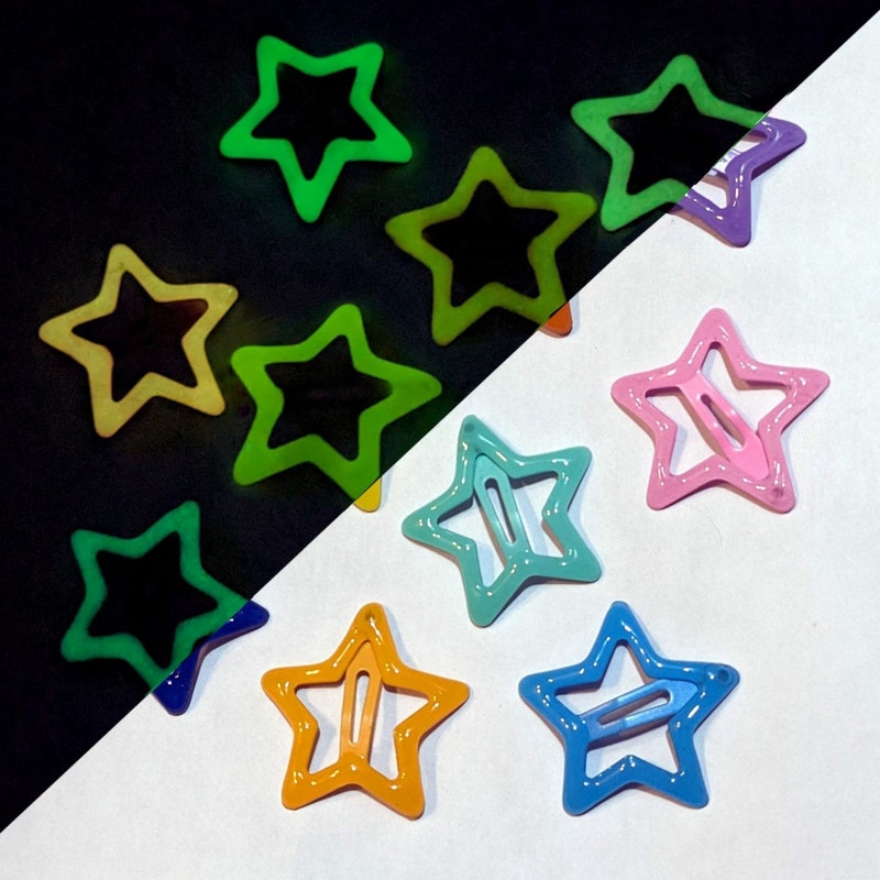 Star Hair Clips - Etsy