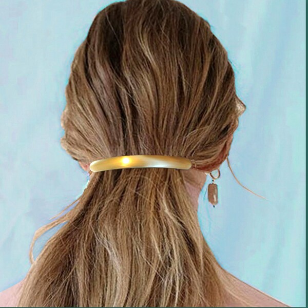 Metal Hair Barrette - Etsy