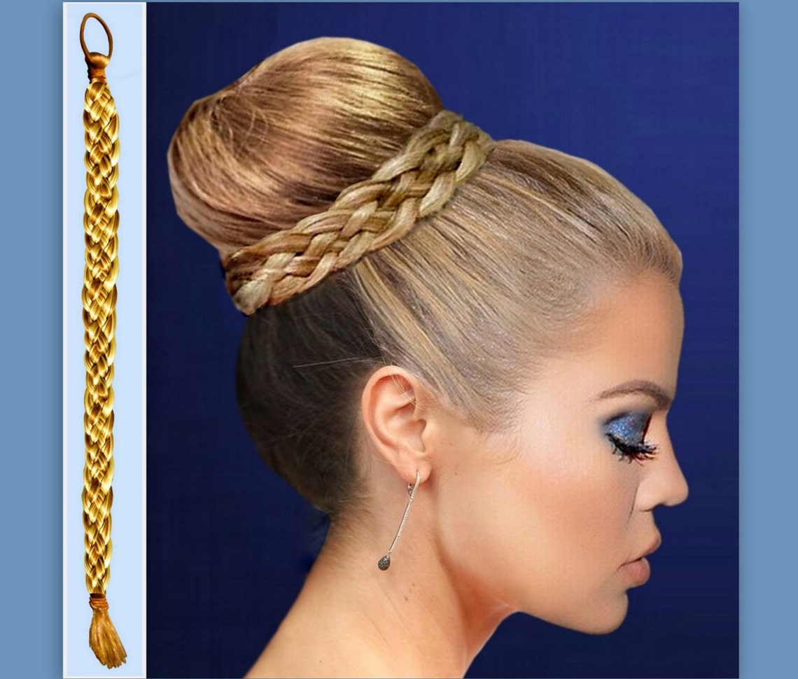 Accent Braid Braided Plait Custom Color Hair Extension | Etsy