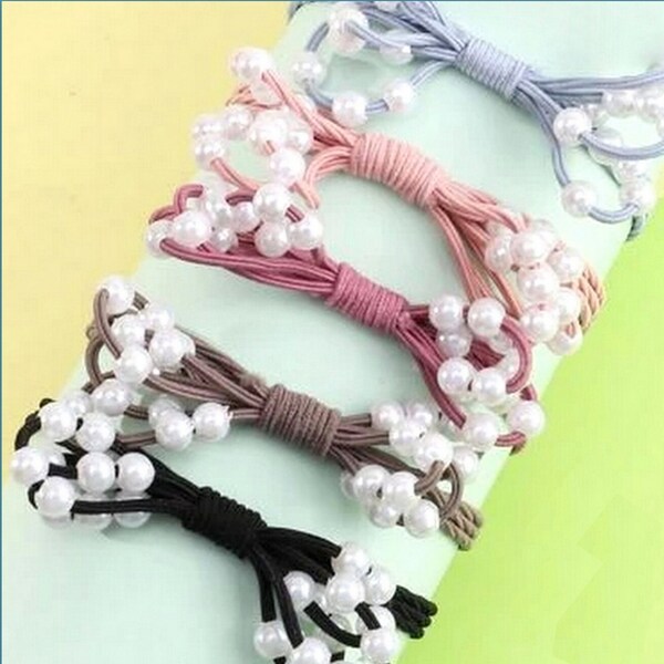 Beaded Hair Ties - Etsy