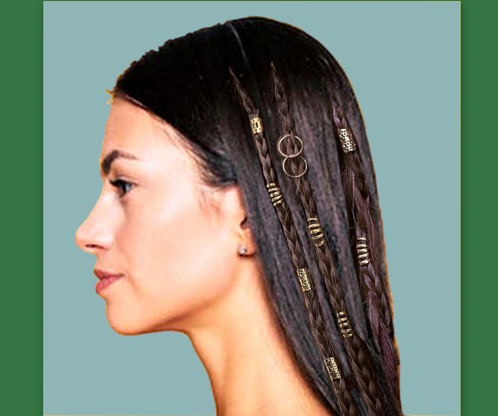 Set of 16 Variety of Hair Beard Dreadlocks Cuffs Rings Mixed - Etsy