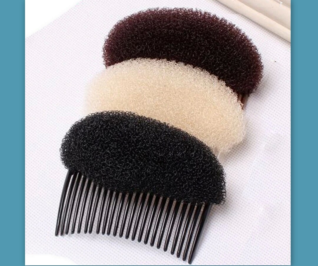 Hair Bump Volume Styling Tool Puff Dressing Pad Base Bun Wig Poof ...