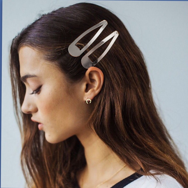 Metal Flat Barrette - Etsy