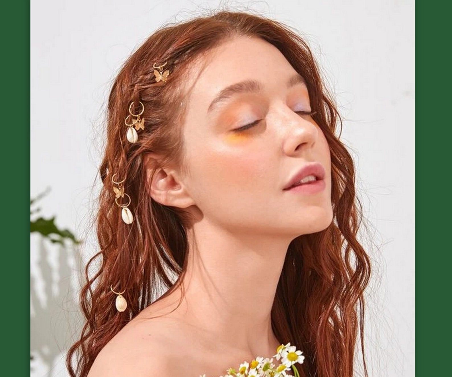 Variety of Hair Braid Dreadlocks Cuffs Rings Shells Gold or - Etsy