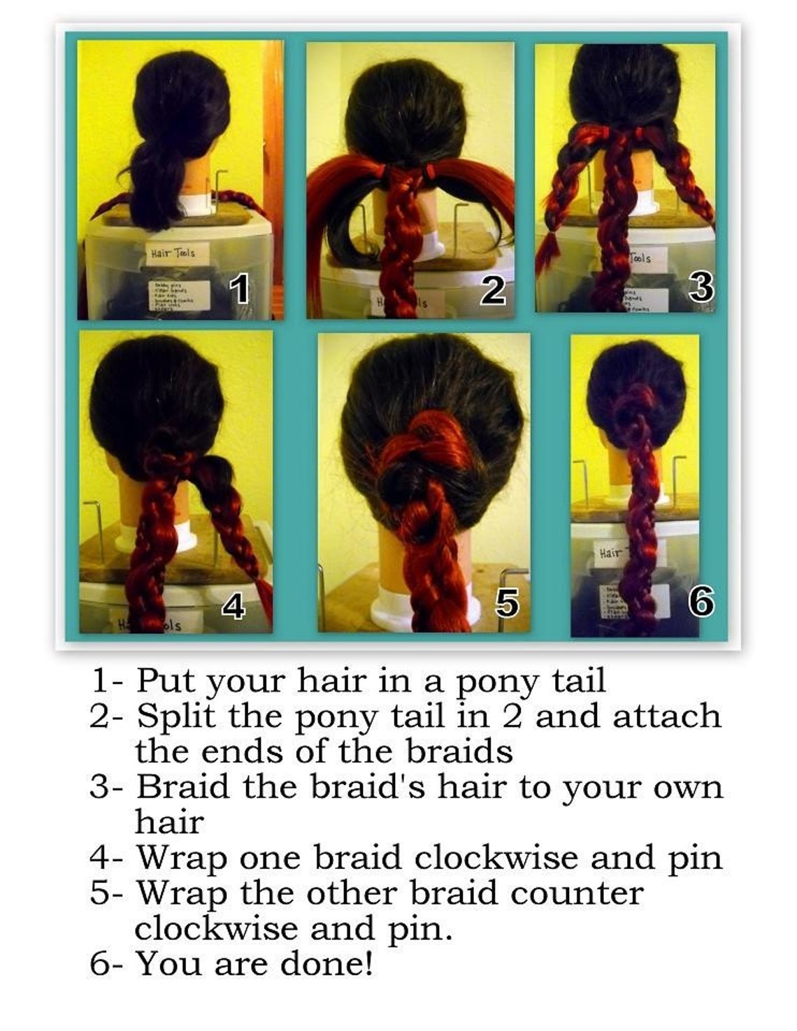 Twist Braid Steampunk Wedding Pirate Costume Wig Hair | Etsy