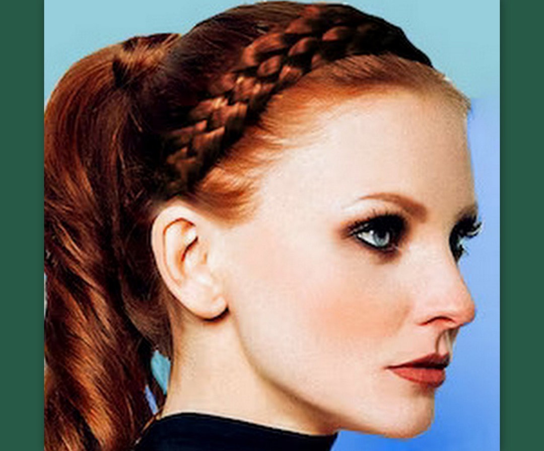 Braided Hair Braid Headband Wedding Plait Hairband Bridal Hair ...