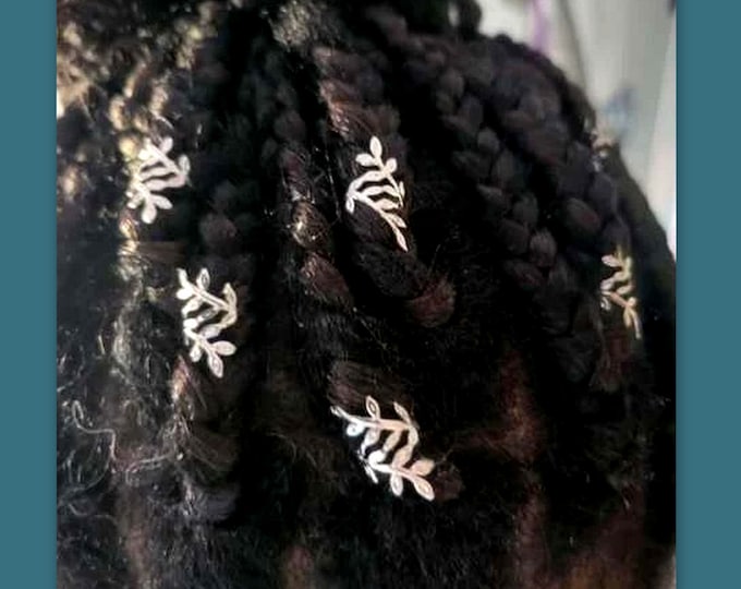 Set of 8 Gold Brass Loc Tubes, 6mm Hole, Sister Locs, Microlocs, Loc ...