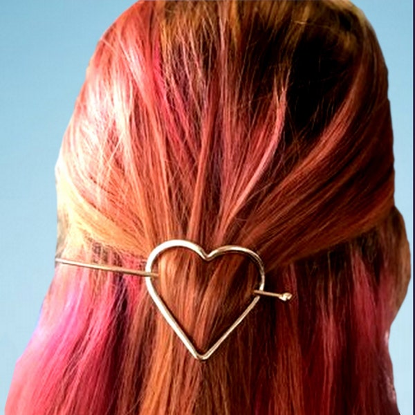 Heart Hair Pins - Etsy