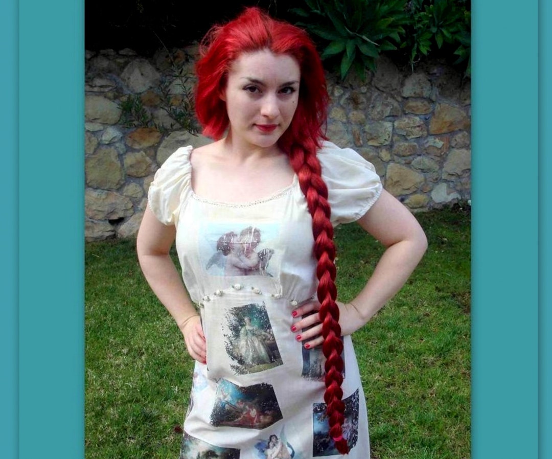 Custom Color Braid Hair Extension: Fantasy Costume Accessory Braided ...