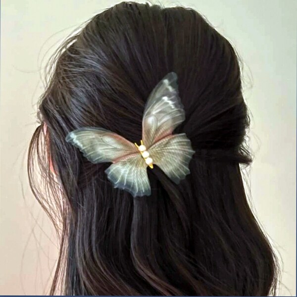 Butterfly Hair Clip - Etsy