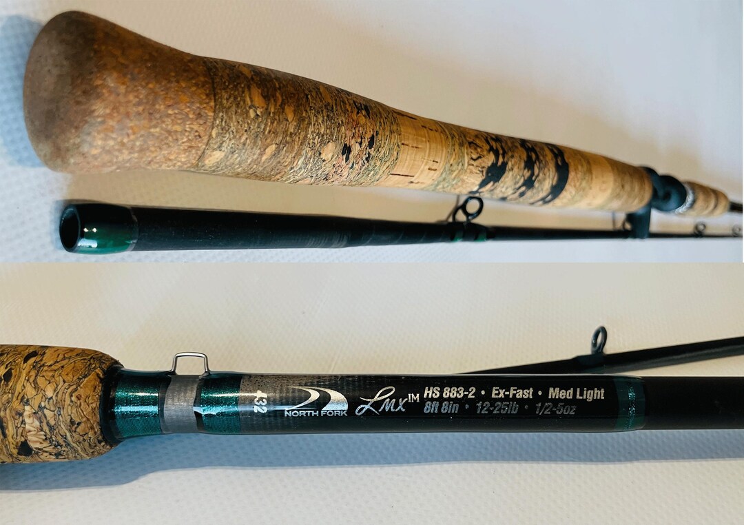 Green Custom Cork King Salmon Rod - 8ft 6in, Extra Fast - Etsy