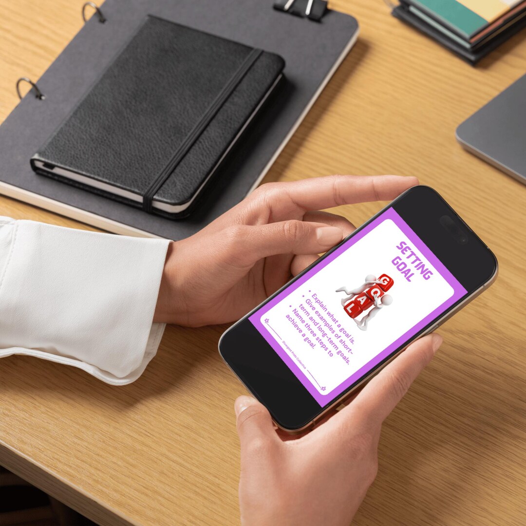 Goal Setting Cue Cards - Digital Download for Personal Growth ...