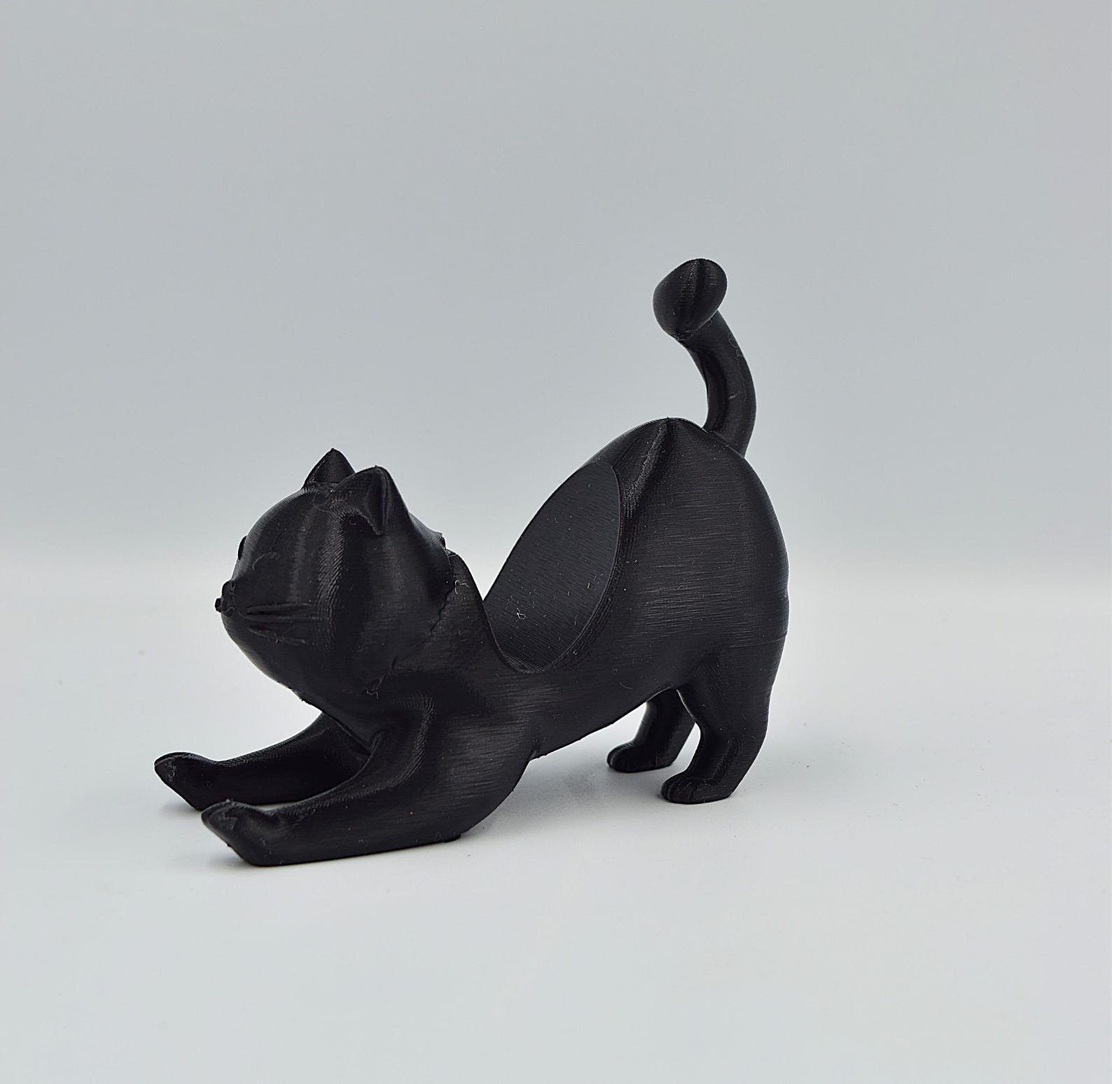 Stretching Cat Phone Holder–cute PLA 3D Printed Desk Stand for ...