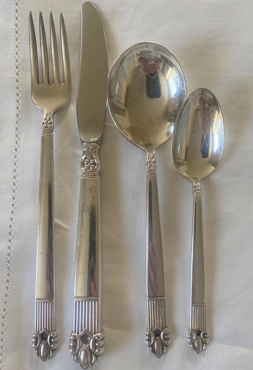 Sets of Vintage 1940s Astrid Silverplate Flatware Set - Etsy