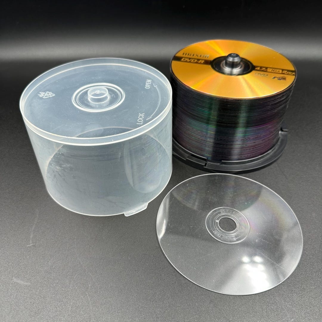 New DVD+R 52 Pack - Blank Discs, 2 Different Brands - Etsy