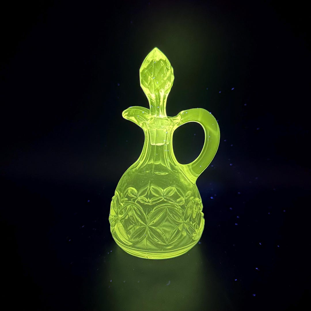Antique EAPG Model Flint Glass Co. "spokane" Cruet With Stopper ...