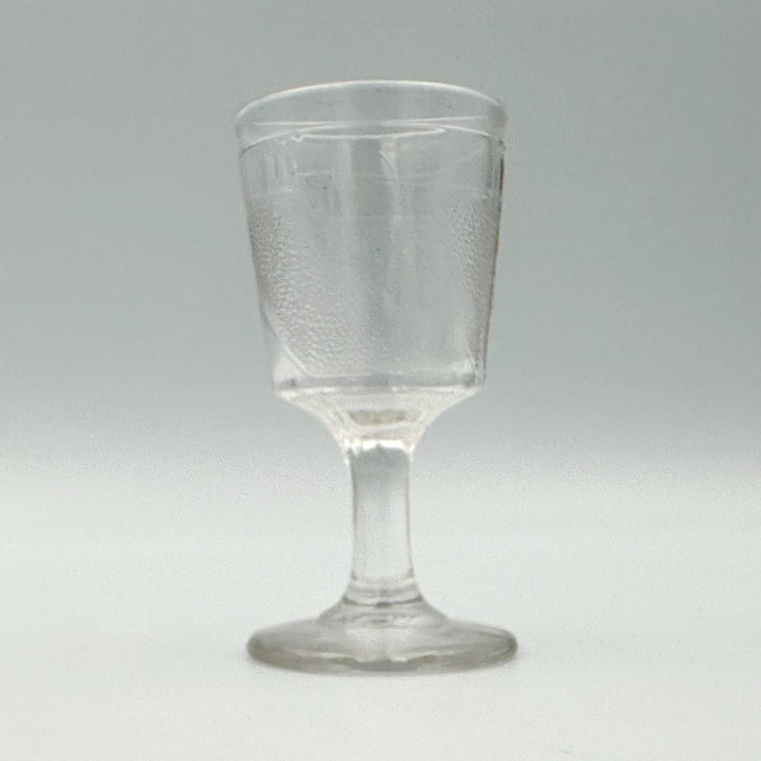 Vintage Eureka Pattern Cordial Glass: Ripley & Company, EAPG, Manganese ...