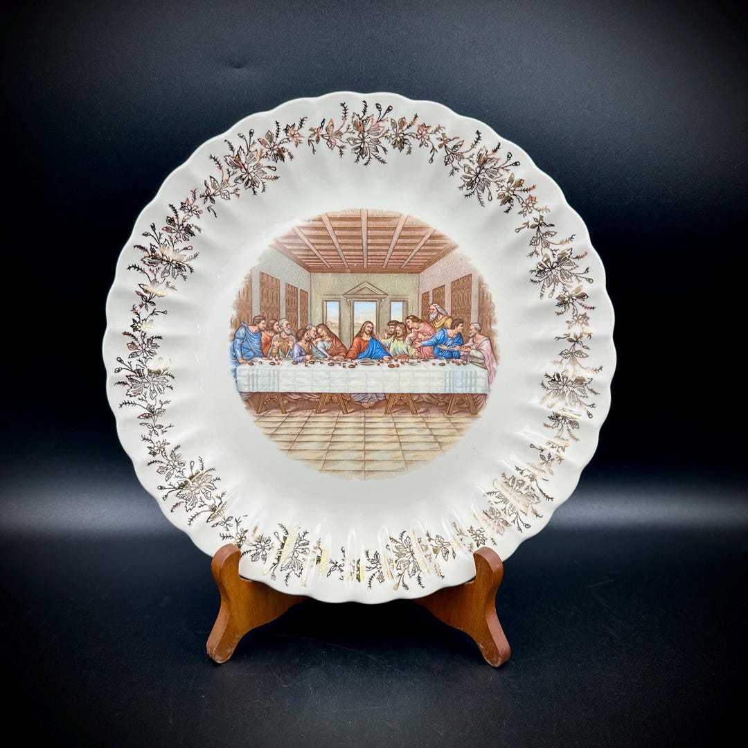 Vintage "the LAST Supper" Collector Plate: Sanders Manufacturing Co ...
