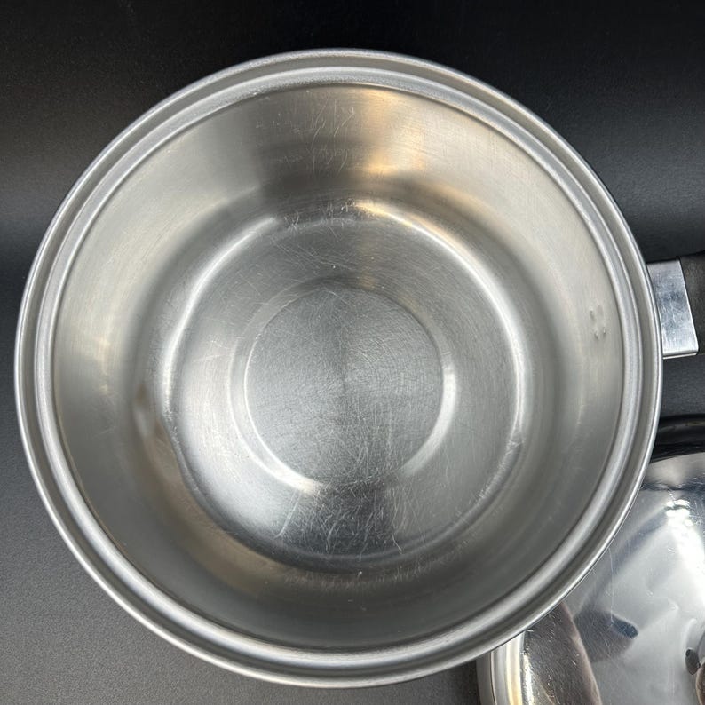 Vintage FLINT EKCO 2-quart Sauce Pan | Stainless Steel With Copper ...