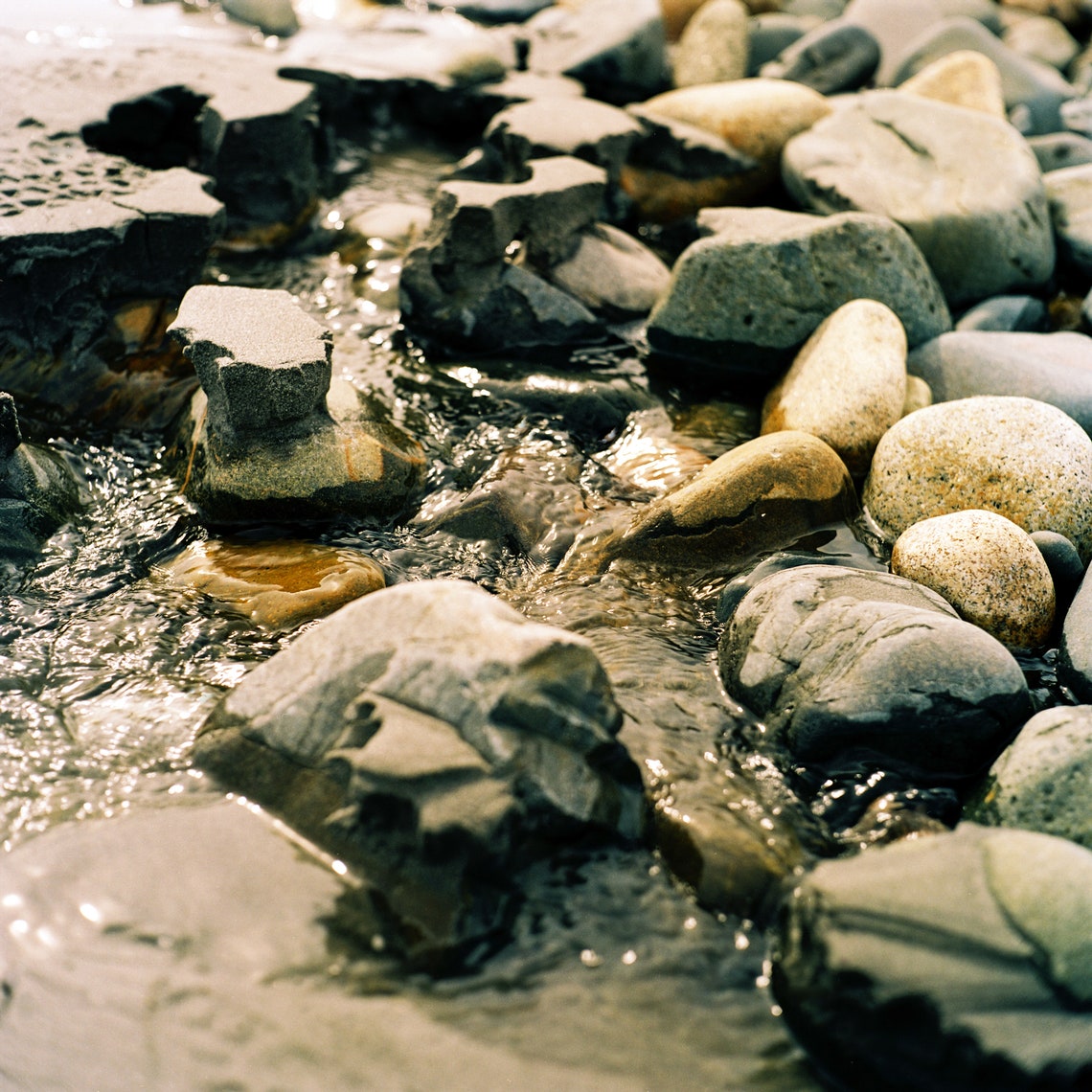 Beach Rocks Square Print Instant Download - Etsy