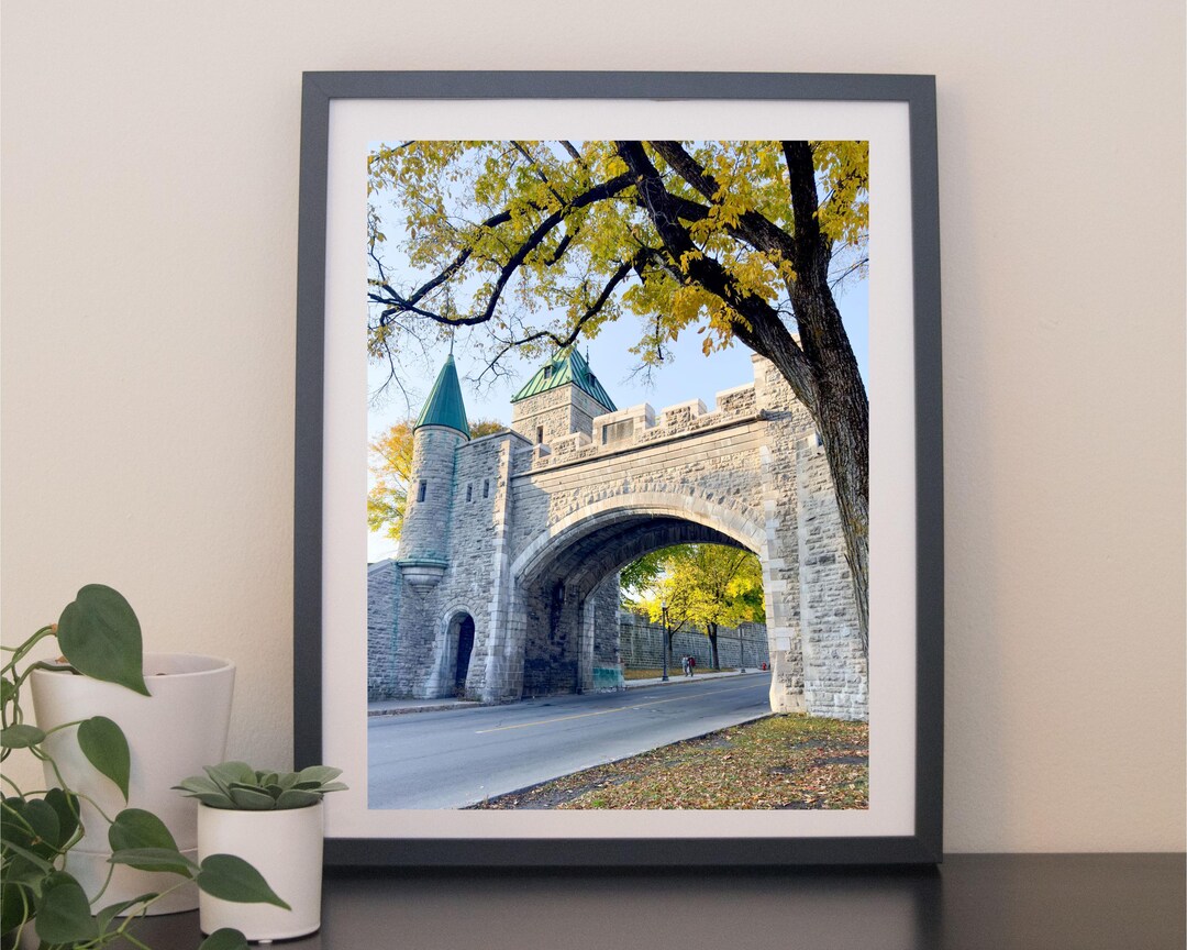 St. Louis Gate - Quebec City - Color Photograph - Digital Download - Etsy