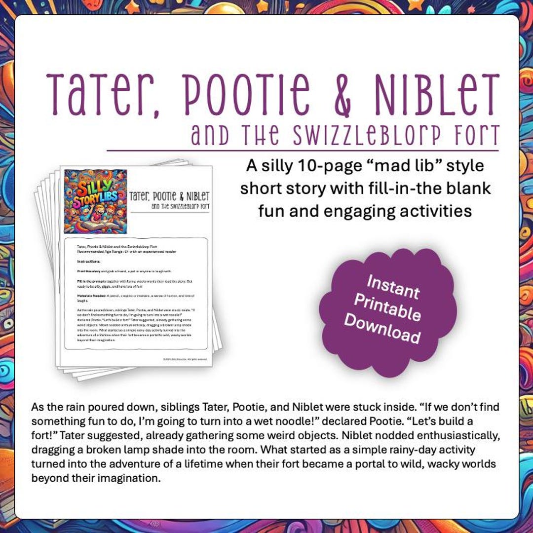 Entertaining, Wacky, and Interactive Mad Libs Word Game a Funny, Screen ...