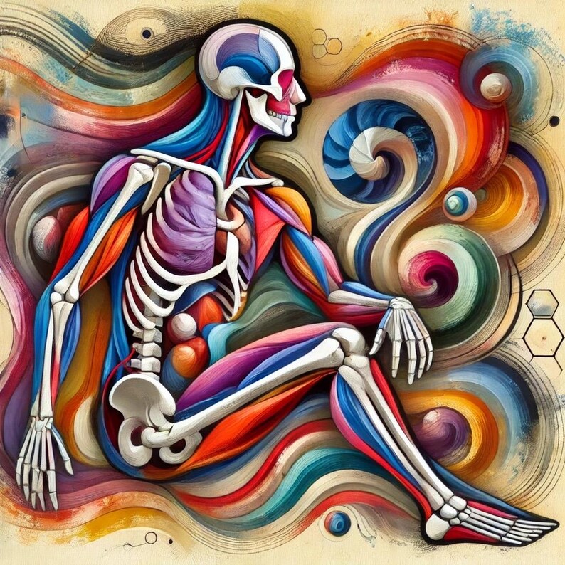 Anatomy Art Print Vintage Human Body Poster Educational Anatomy Wall ...