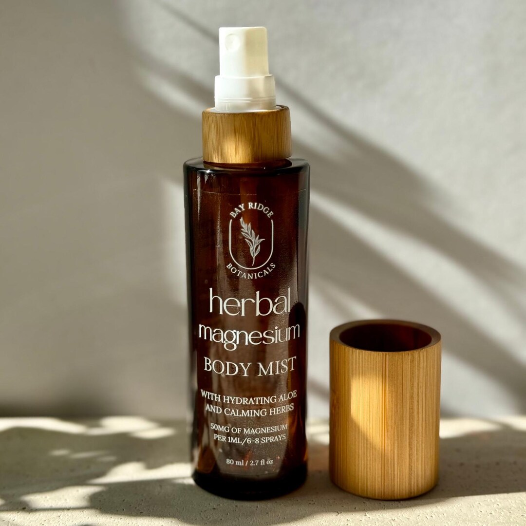 Herbal Magnesium Mist With Hydrating Aloe Vera and Calming Herbs High ...